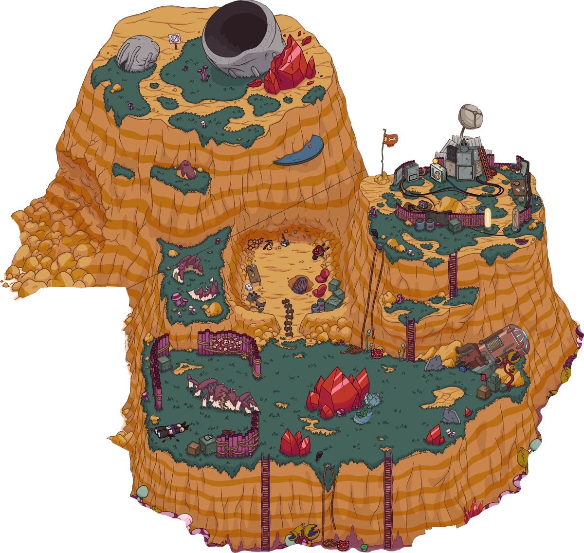 The Cliffs | Among Us Wiki | Fandom