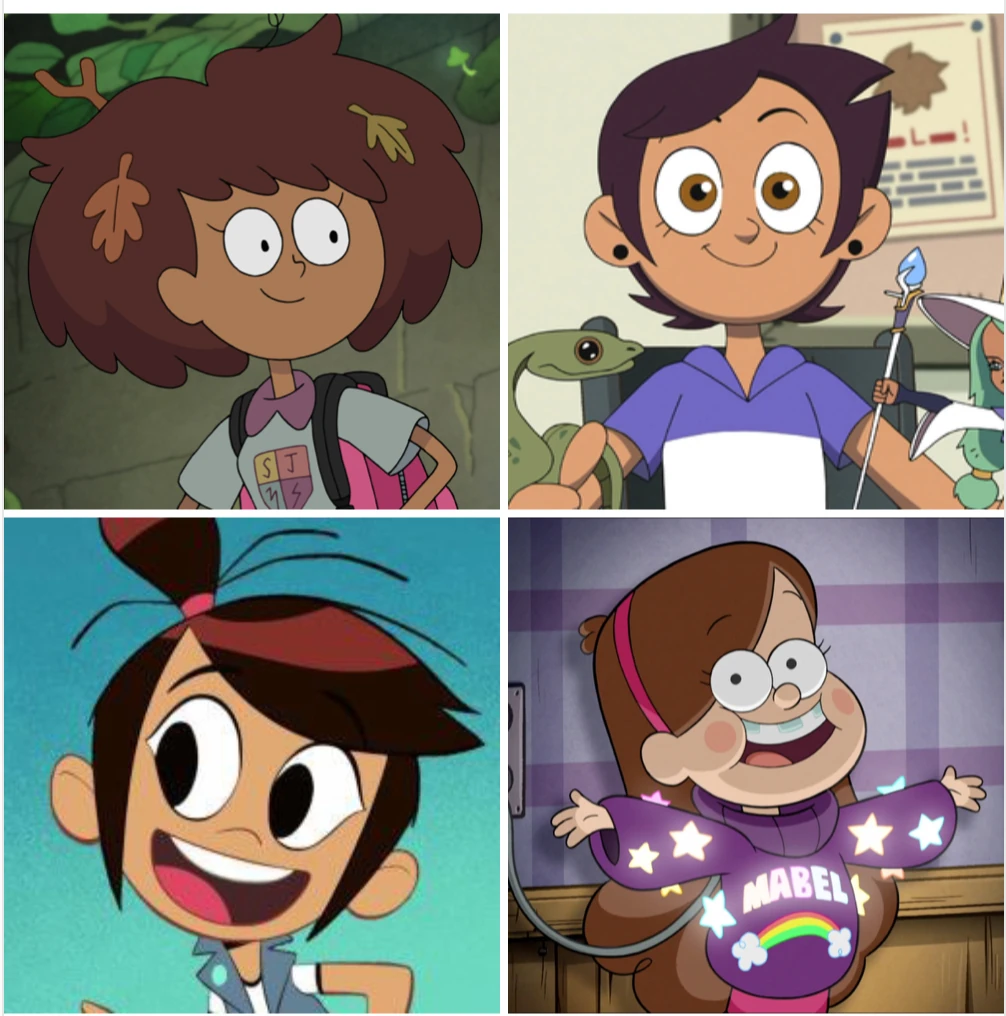 Luannmolbel (Luz x Anne x Molly x Mabel) | Amphibia Ships Wiki | Fandom