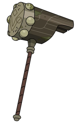 Barrel's Warhammer (object) | Amphibia Wiki | Fandom