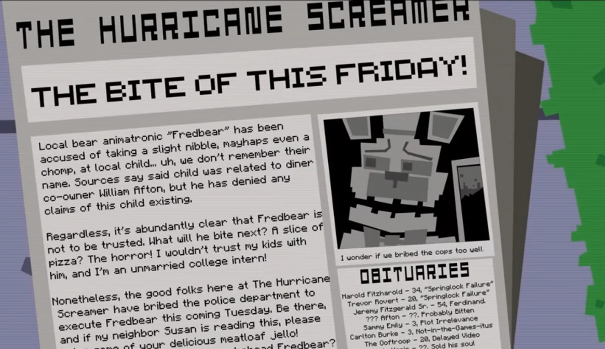 The Hurricane Screamer | An Undeniably Canon Five Nights at Freddy's ...