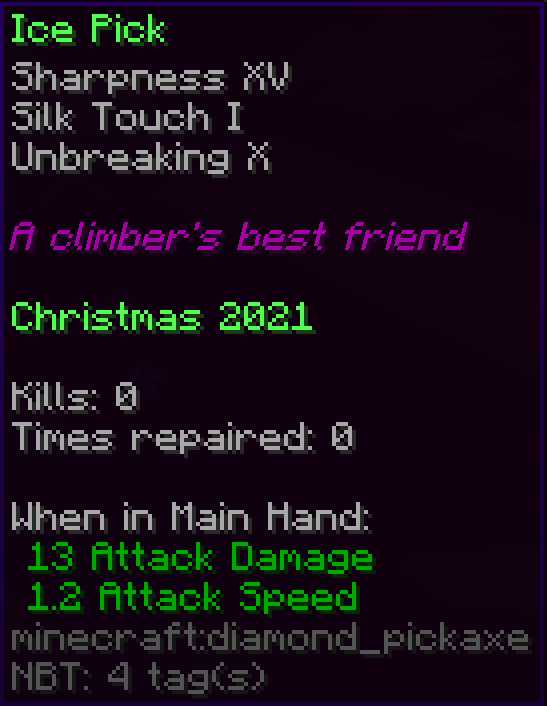 Ice Pick | AnarchyCraft Wiki | Fandom