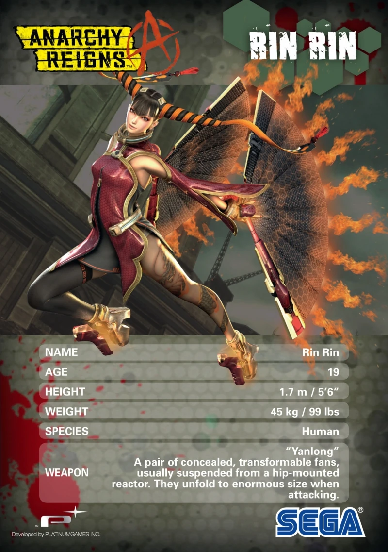 Rin Rin | Anarchy Reigns Wiki | Fandom