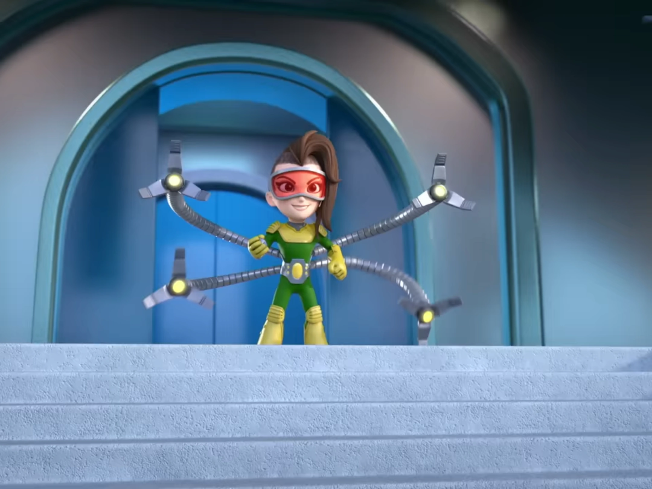 doc ock spidey and friends coloring pages