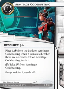 Armitage Codebusting | Android Netrunner Comprehensive Unofficial Rules Wiki | Fandom