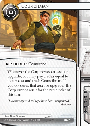 Councilman | Android Netrunner Comprehensive Unofficial Rules Wiki | Fandom