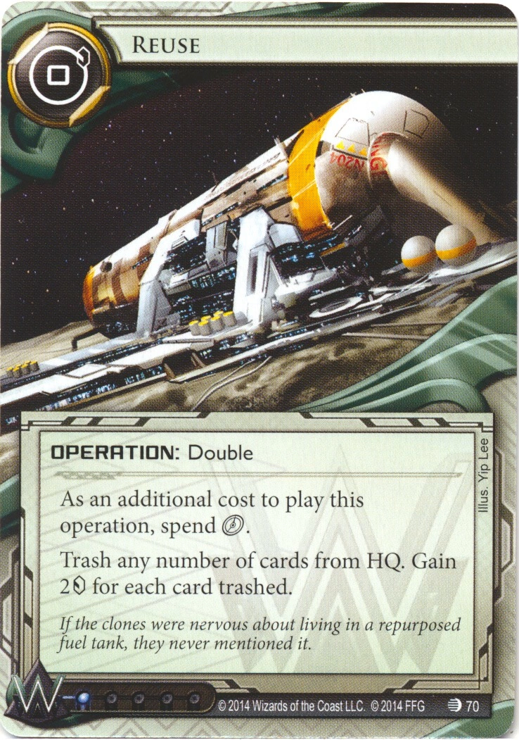 Reuse | Android Netrunner Comprehensive Unofficial Rules Wiki | Fandom