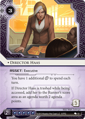 Director Haas | Android Netrunner Comprehensive Unofficial Rules Wiki | Fandom