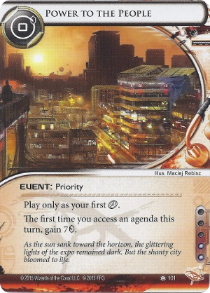 Power to the People | Android Netrunner Comprehensive Unofficial Rules Wiki | Fandom