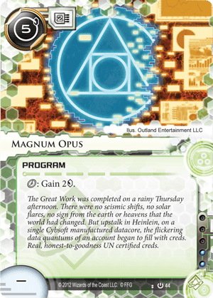 Magnum Opus | Android Netrunner Comprehensive Unofficial Rules Wiki ...