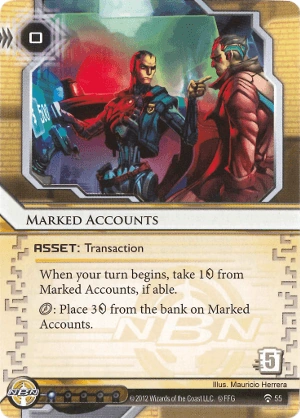 Marked Accounts | Android Netrunner Comprehensive Unofficial Rules Wiki | Fandom