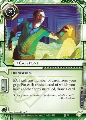 Capstone | Android Netrunner Comprehensive Unofficial Rules Wiki | Fandom