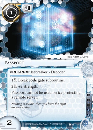 Passport | Android Netrunner Comprehensive Unofficial Rules Wiki | Fandom