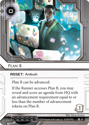 Plan B | Android Netrunner Comprehensive Unofficial Rules Wiki | Fandom
