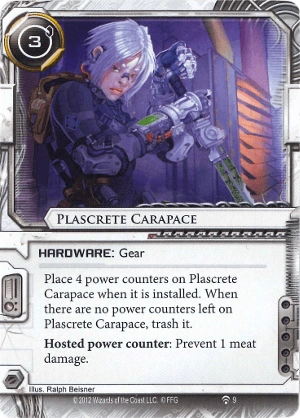 Plascrete Carapace | Android Netrunner Comprehensive Unofficial Rules ...