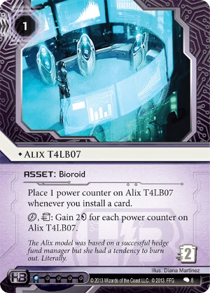 Alix T4LB07 | Android Netrunner Comprehensive Unofficial Rules Wiki | Fandom