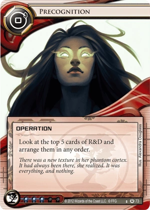 Precognition | Android Netrunner Comprehensive Unofficial Rules Wiki | Fandom
