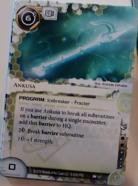 Ankusa | Android Netrunner Comprehensive Unofficial Rules Wiki | Fandom