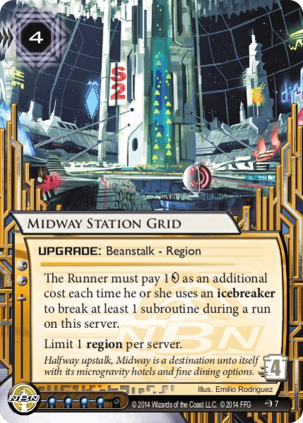 Midway Station Grid | Android Netrunner Comprehensive Unofficial Rules Wiki | Fandom