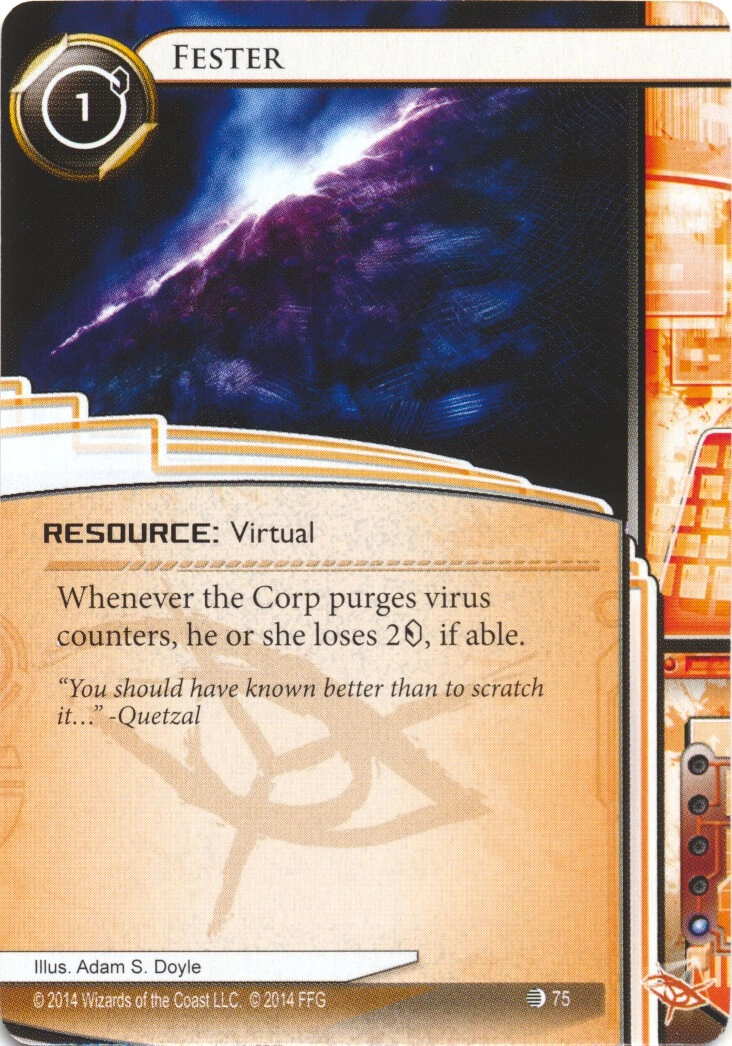 Fester | Android Netrunner Comprehensive Unofficial Rules Wiki | Fandom