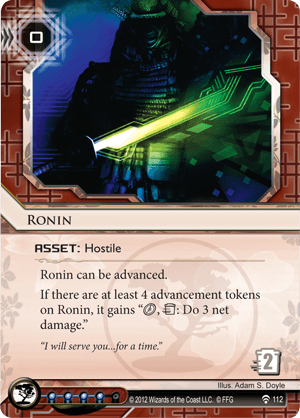 Ronin | Android Netrunner Comprehensive Unofficial Rules Wiki | Fandom