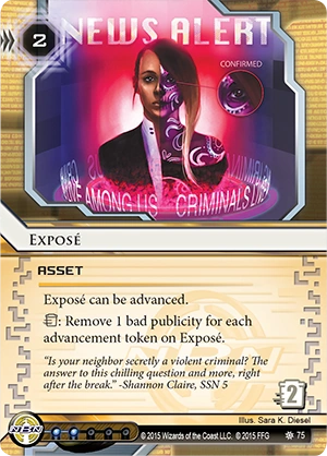 Exposé | Android Netrunner Comprehensive Unofficial Rules Wiki | Fandom