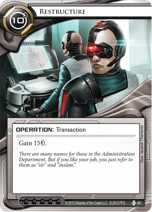 Restructure | Android Netrunner Comprehensive Unofficial Rules Wiki | Fandom