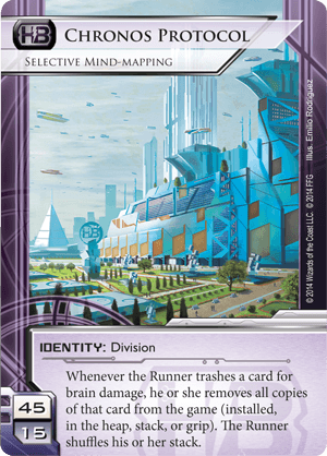 Chronos Protocol, Haas-Bioroid | Android Netrunner Comprehensive ...