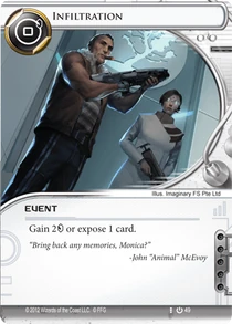 Infiltration | Android Netrunner Comprehensive Unofficial Rules Wiki | Fandom