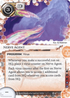 Nerve Agent | Android Netrunner Comprehensive Unofficial Rules Wiki | Fandom