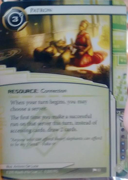 Patron | Android Netrunner Comprehensive Unofficial Rules Wiki | Fandom