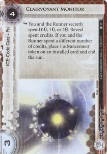 Clairvoyant Monitor | Android Netrunner Comprehensive Unofficial Rules ...
