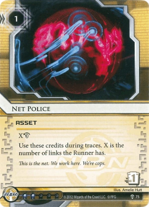 Net Police | Android Netrunner Comprehensive Unofficial Rules Wiki | Fandom