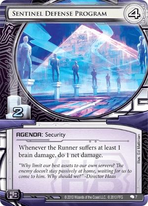 Sentinel Defense Program | Android Netrunner Comprehensive Unofficial Rules Wiki | Fandom