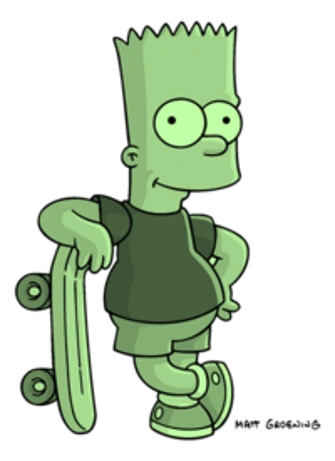 Green Bart Simpson | Andrejus Dovidaitis Wiki | Fandom