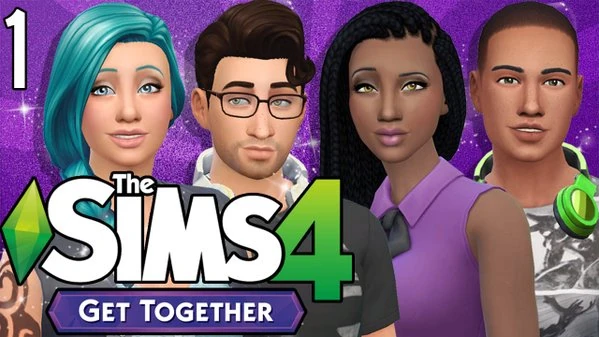 Let's Play The Sims 4: Get Together - Part 1 (Shine Bright) | Andrew ...