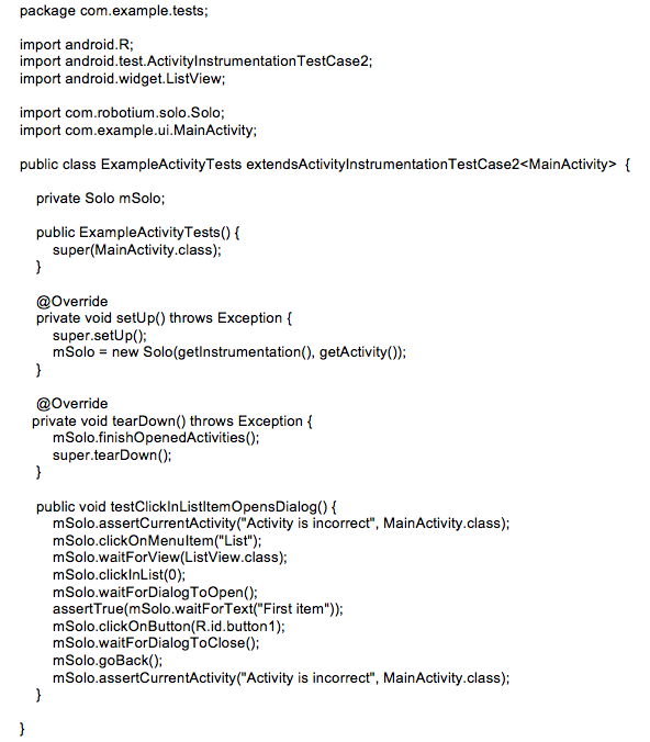 Robotium | Android Wiki | Fandom