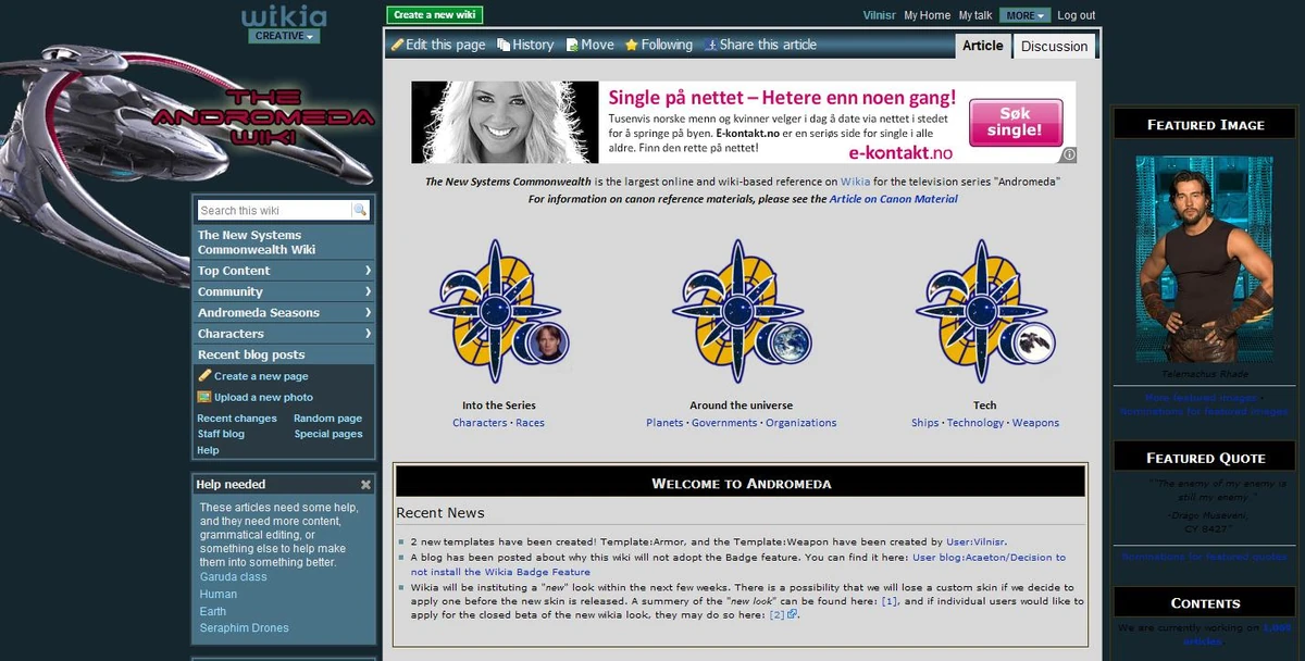 Category:Featured Article | The New Systems Commonwealth Wiki | Fandom
