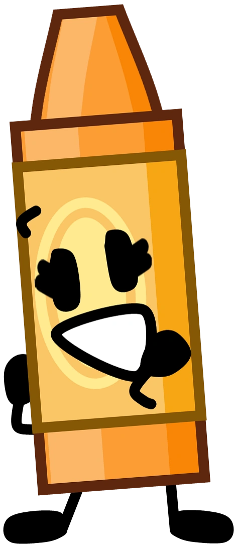 Orange colored crayon | Angel XD Drawings Wiki | Fandom