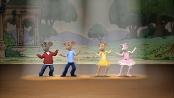 Angelina and the Cheddar Cheese Slide | Angelina Ballerina The Next ...