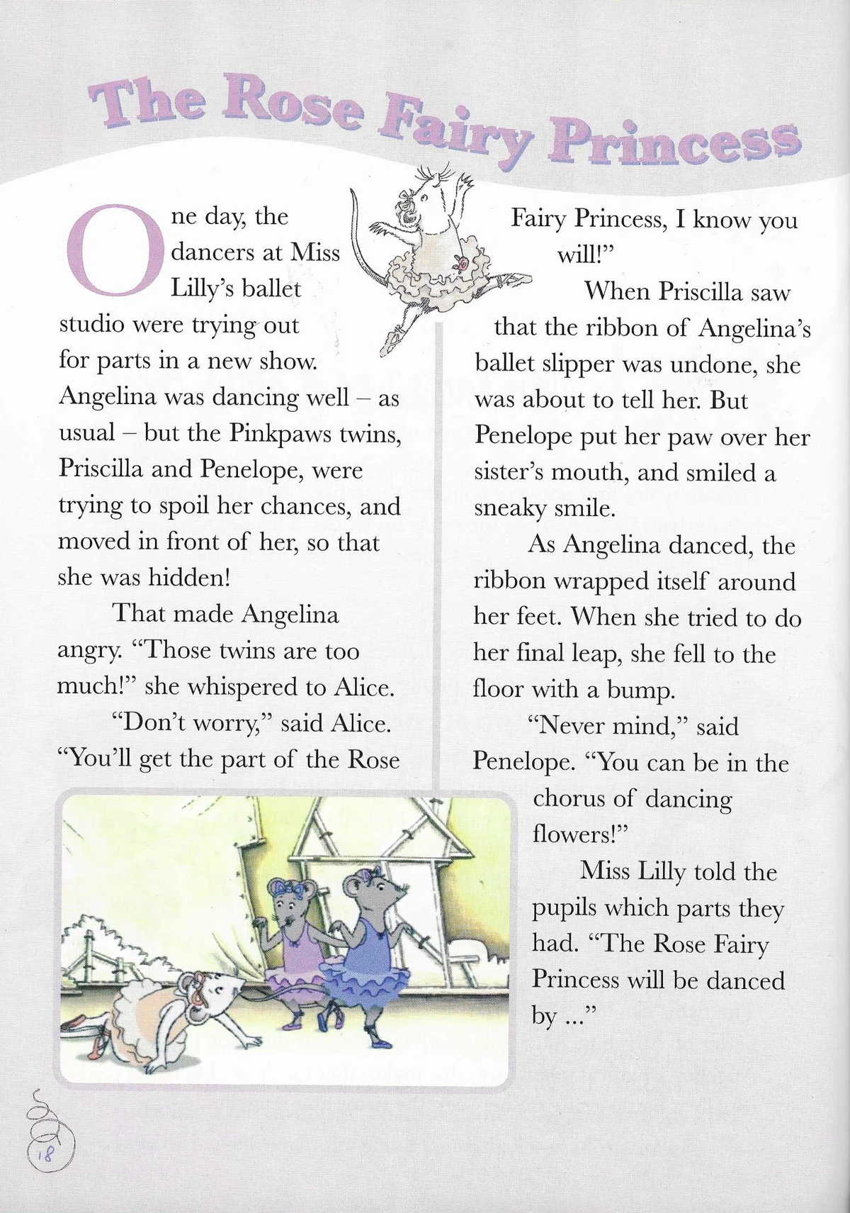 The Rose Fairy Princess (Annual Story) | Angelina Ballerina Wiki | Fandom