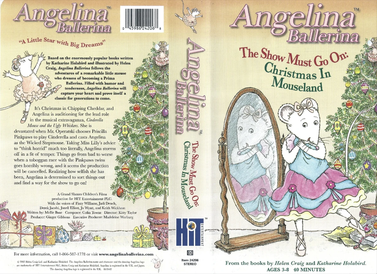 The Show Must Go On/Home Video | Angelina Ballerina Wiki | Fandom