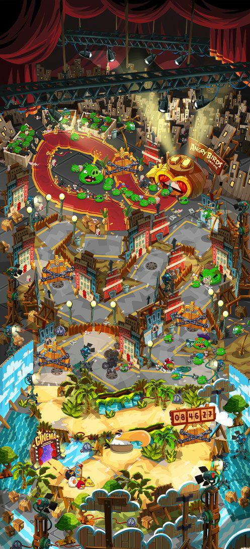 Angry Birds Epic Map