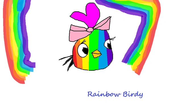 Rainbow Birdy | Angry Birds Custom Wiki | Fandom