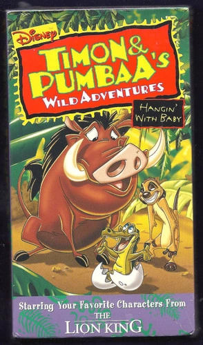 Timon and Pumbaa Wild Adventures Hangin with Baby (1996 VHS) | Angry ...