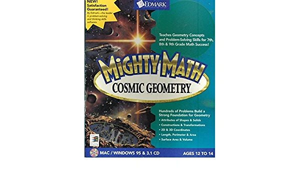 Edmark: Mighty Math Cosmic Geometry (1996 PC Game) | Angry Grandpa's ...