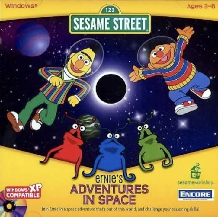 Sesame Street: Ernie's Adventures in Space (2000 PC Game) | Angry ...