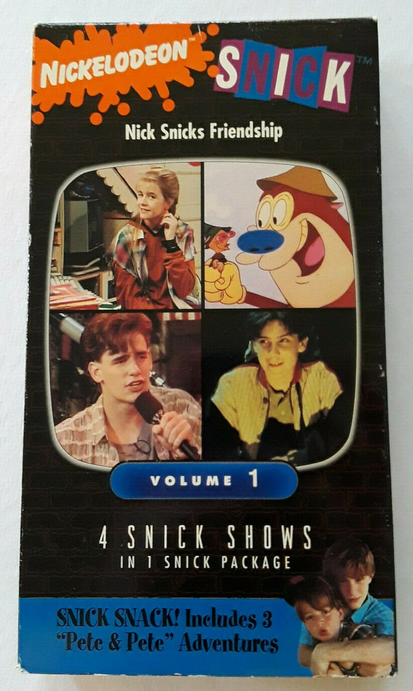 Nick Snicks Friendship (1993 VHS) | Angry Grandpa's Media Library Wiki ...
