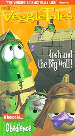 VeggieTales: Josh and the Big Wall! (1999-2000 VHS) | Angry Grandpa's ...