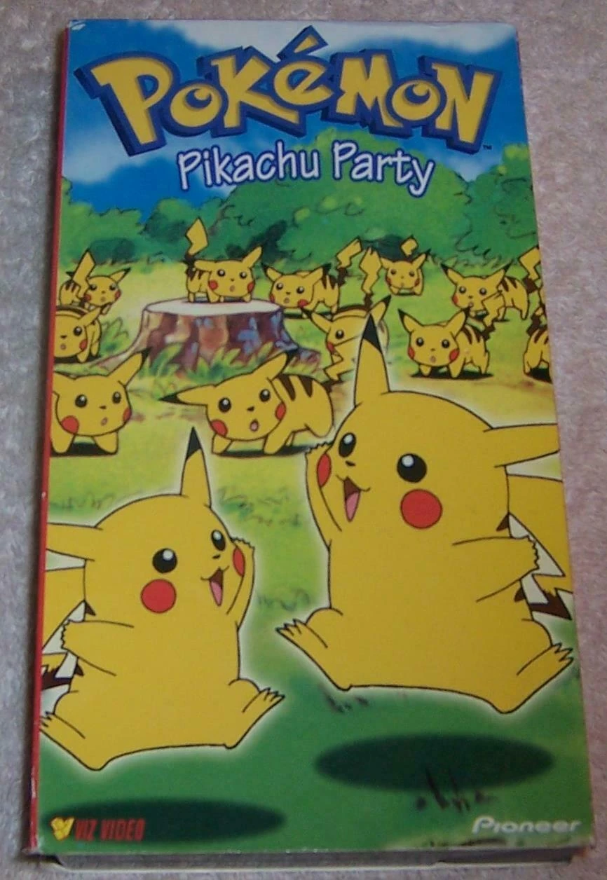 Pokémon Pikachu Party (1999 VHS) | Angry Grandpa's Media Library Wiki ...