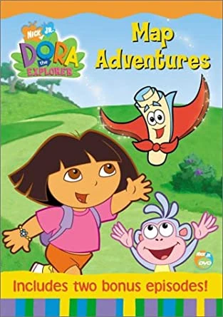 Dora the Explorer: Map Adventures (2003 DVD) | Angry Grandpa's Media ...